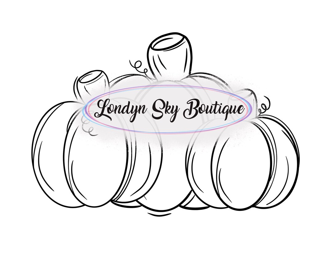Pumpkins Outline Digtal PNG Instant Download - Etsy