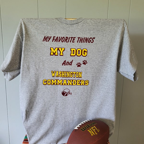 Washington Commanders Dog Shirt - Etsy