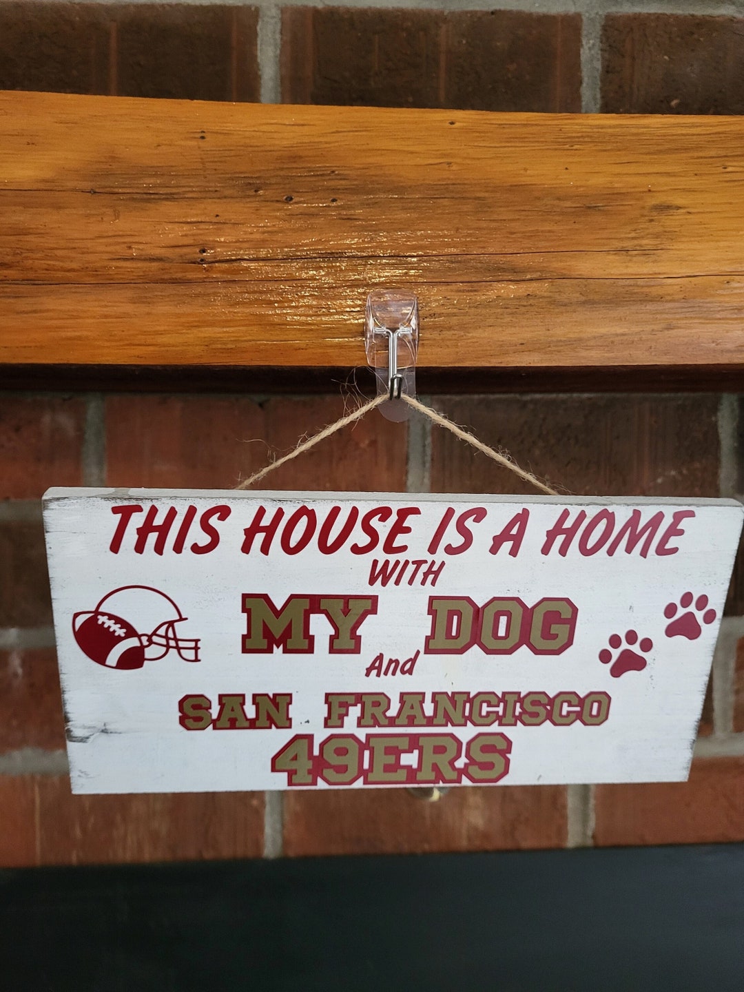 San Francisco 49ers and My Dog Sign - Etsy