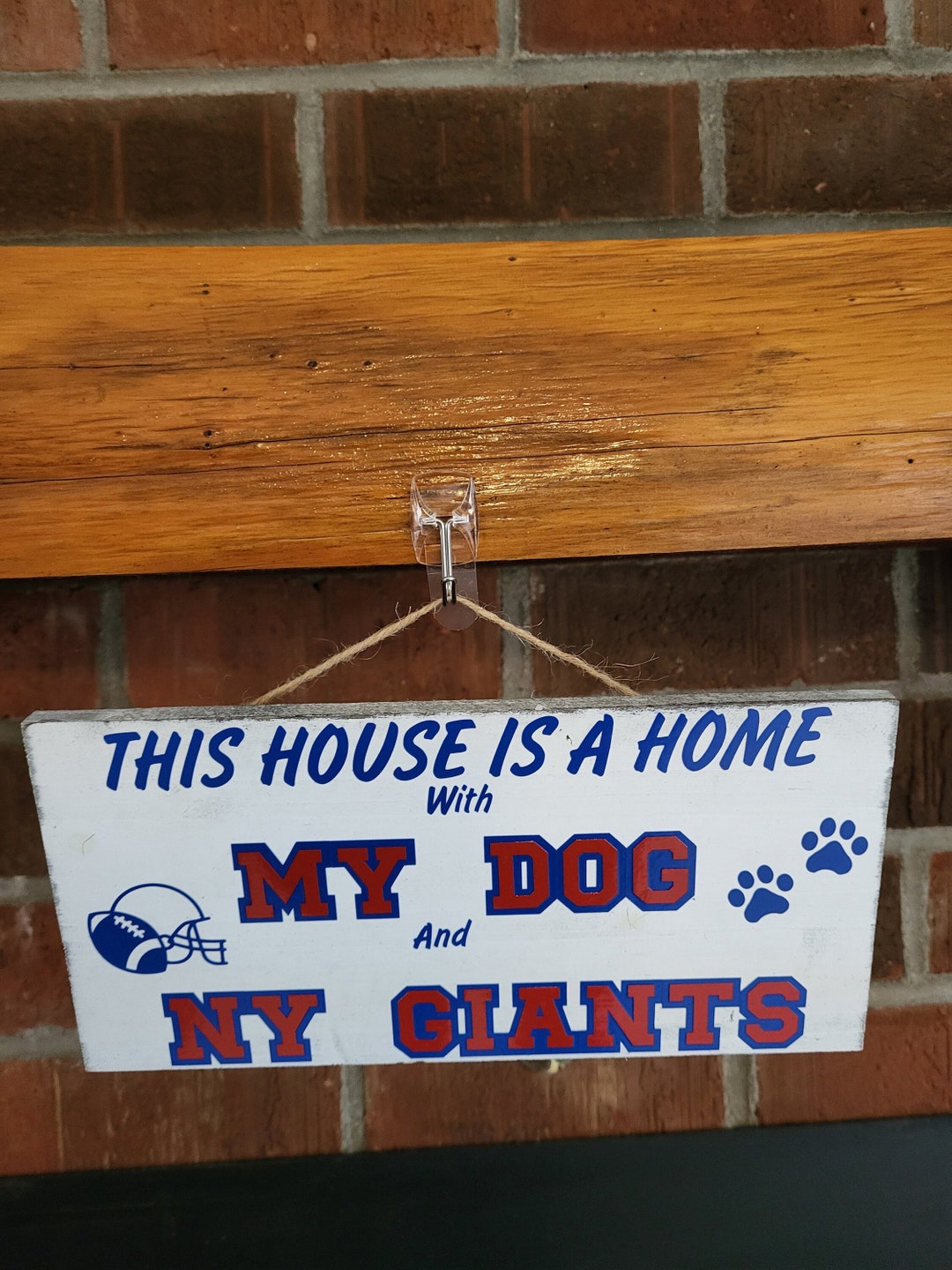 NY Giants and My Dog Sign - Etsy