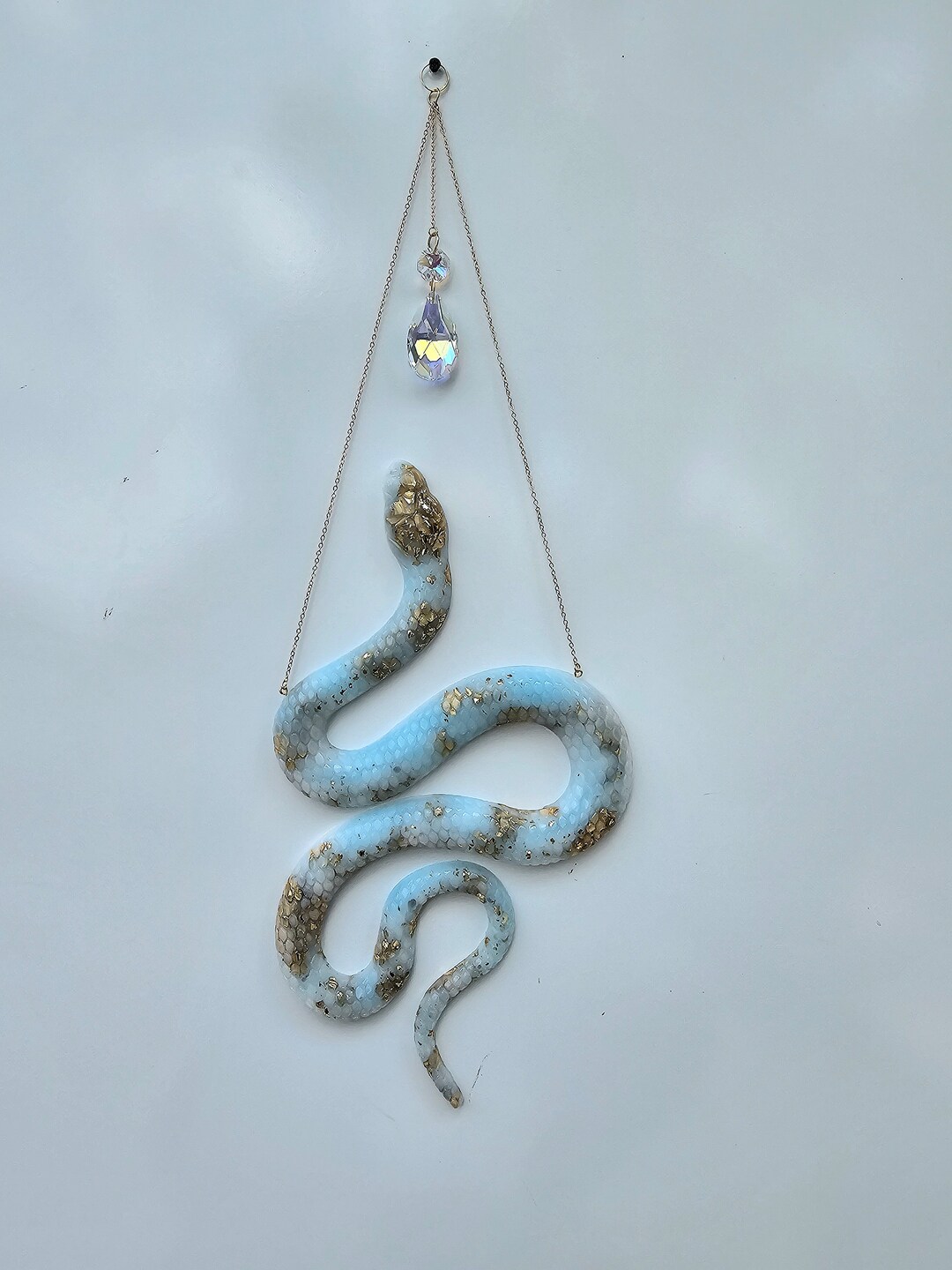 Snake Wall Art. Serpent Wall Sun Catcher. Witchy Art, Ritual Decor ...