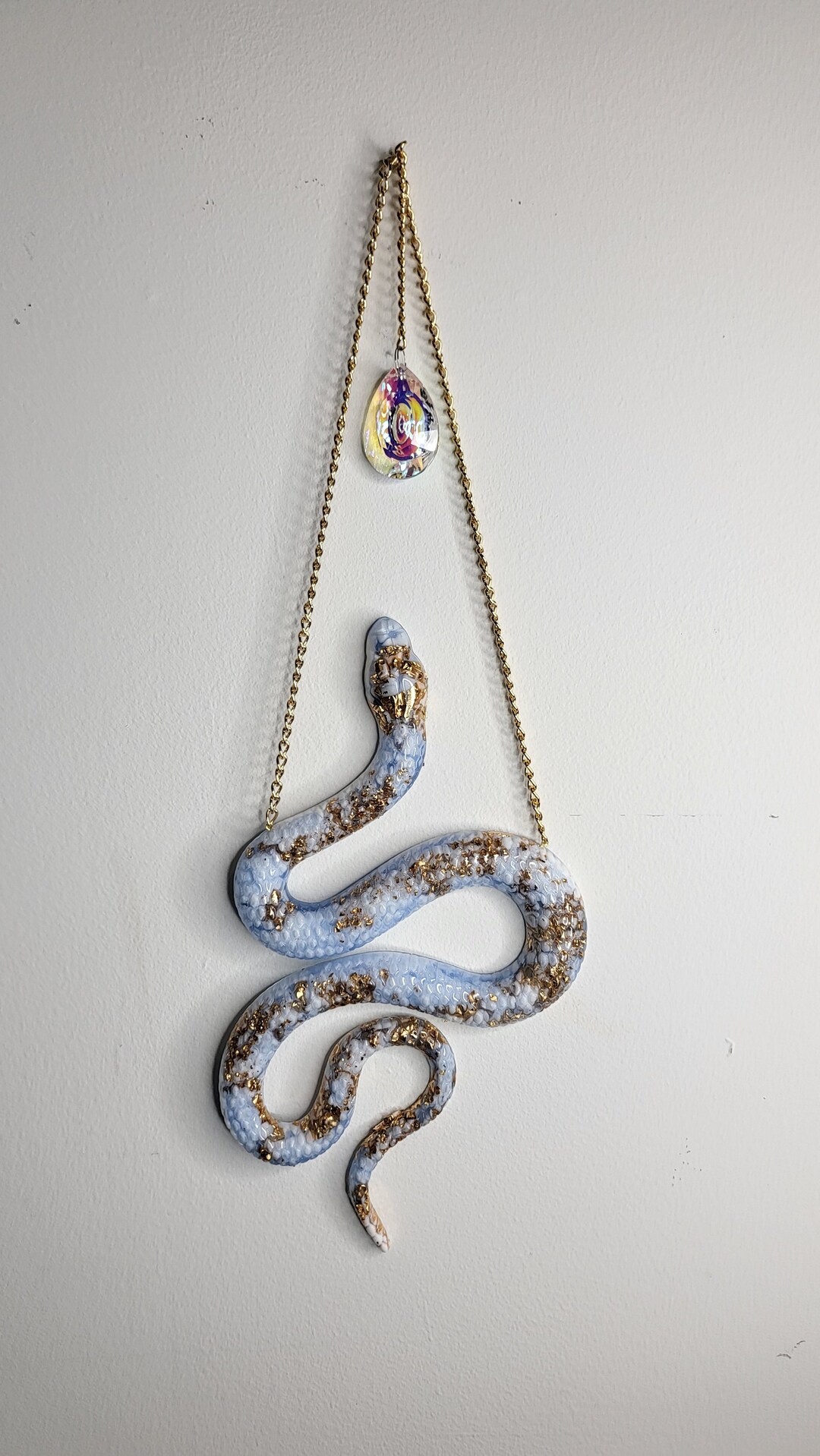 Snake Wall Art. Serpent Wall Sun Catcher. Witchy Art Ritual - Etsy