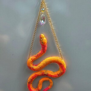 Snake Wall Art. Serpent Wall Sun Catcher. Witchy Art Ritual - Etsy
