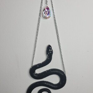 Snake Wall Art. Serpent Wall Sun Catcher. Witchy Art Ritual - Etsy