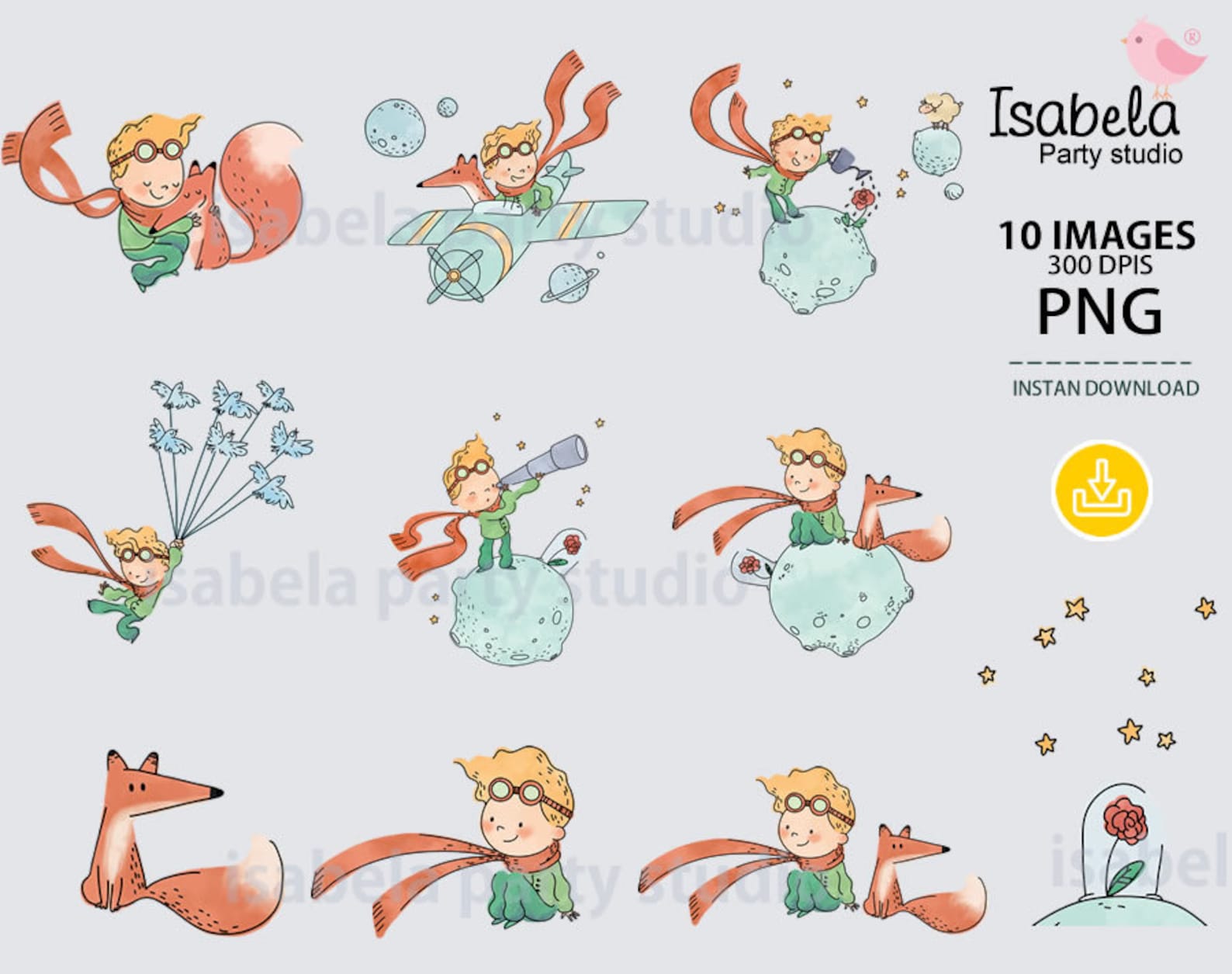 Principito clipart, the little prince image PNG, principito png. - Etsy ...