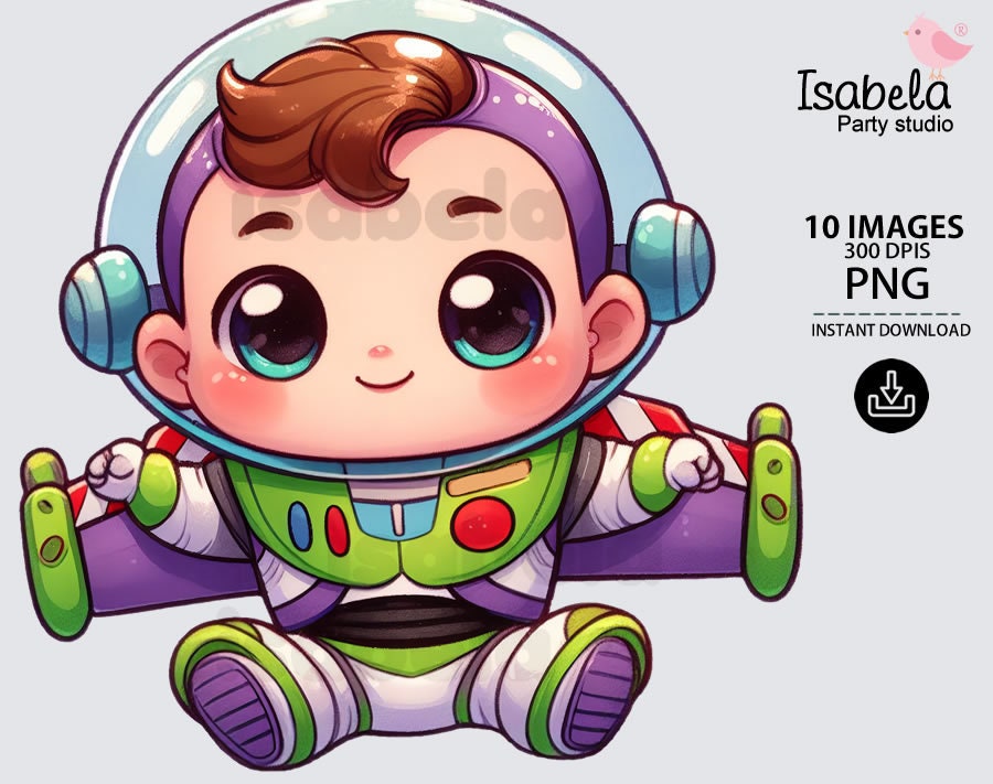 Buzz Png, Lightyear Clipart, Buzz Baby, Watercolor Baby Buzz, Instant ...