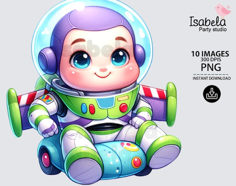 Buzz Png, Lightyear Clipart, Buzz Baby, Watercolor Baby Buzz, Instant ...
