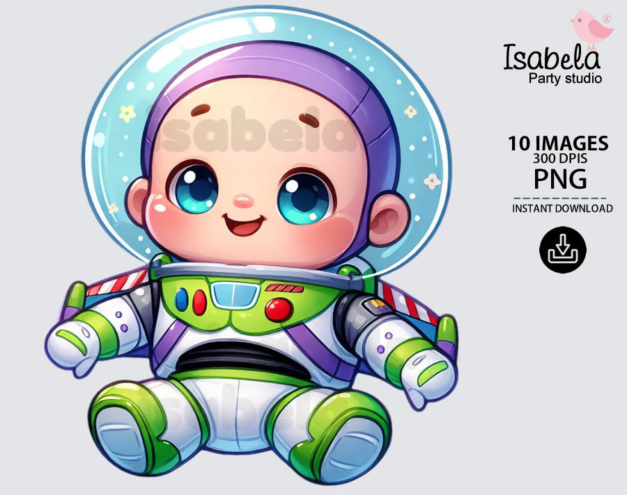Buzz Png, Lightyear Clipart, Buzz Baby, Watercolor Baby Buzz, Instant ...