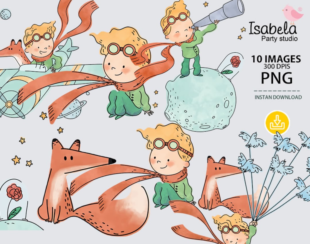 Principito clipart, the little prince image PNG, principito png. - Etsy ...