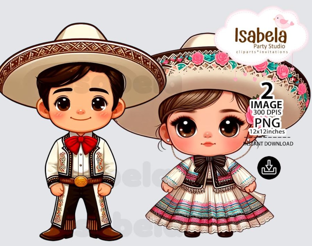 Charro niño png descarga digital - charro mexicano clipart niña charra ...