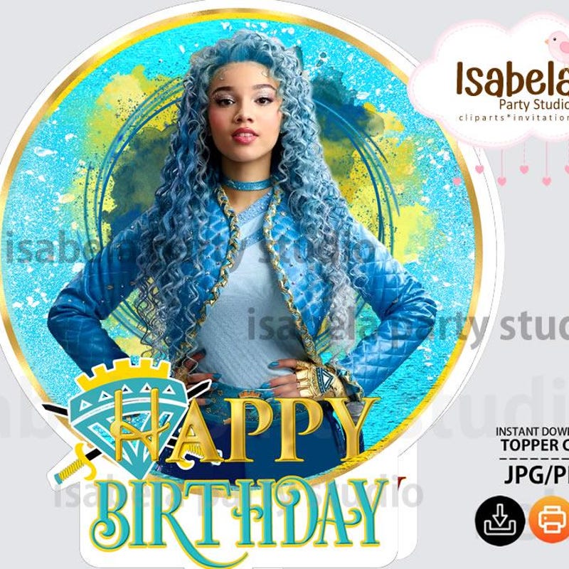 Descendants Cake - Etsy