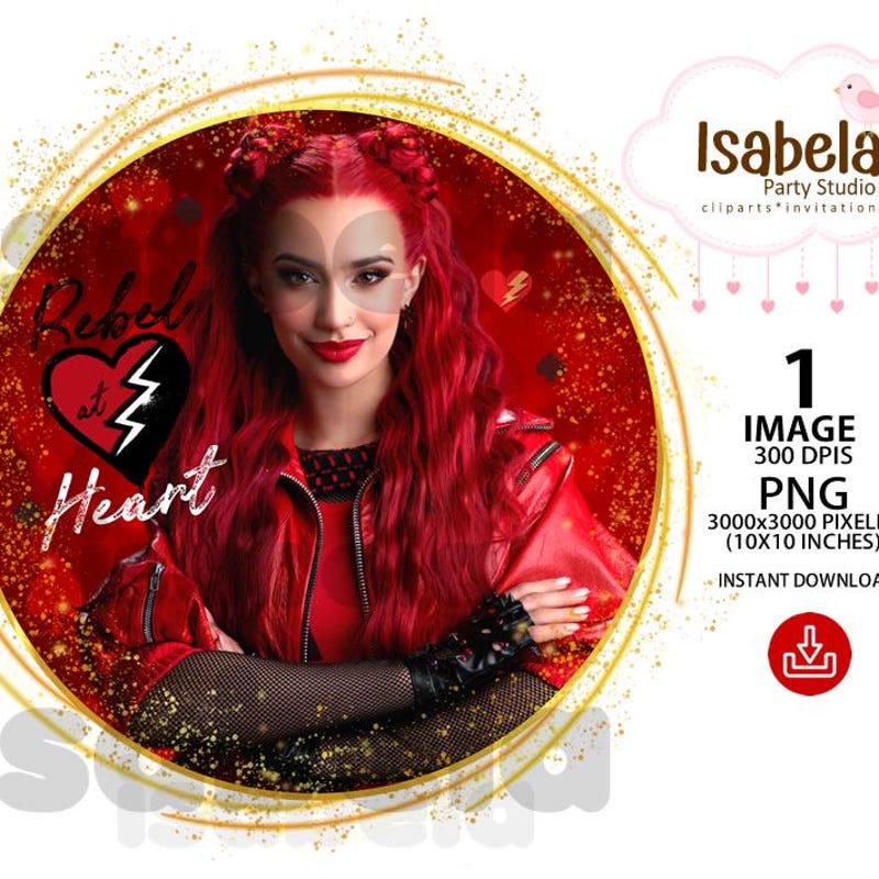 Descendants Rise of Red Stickers - Etsy