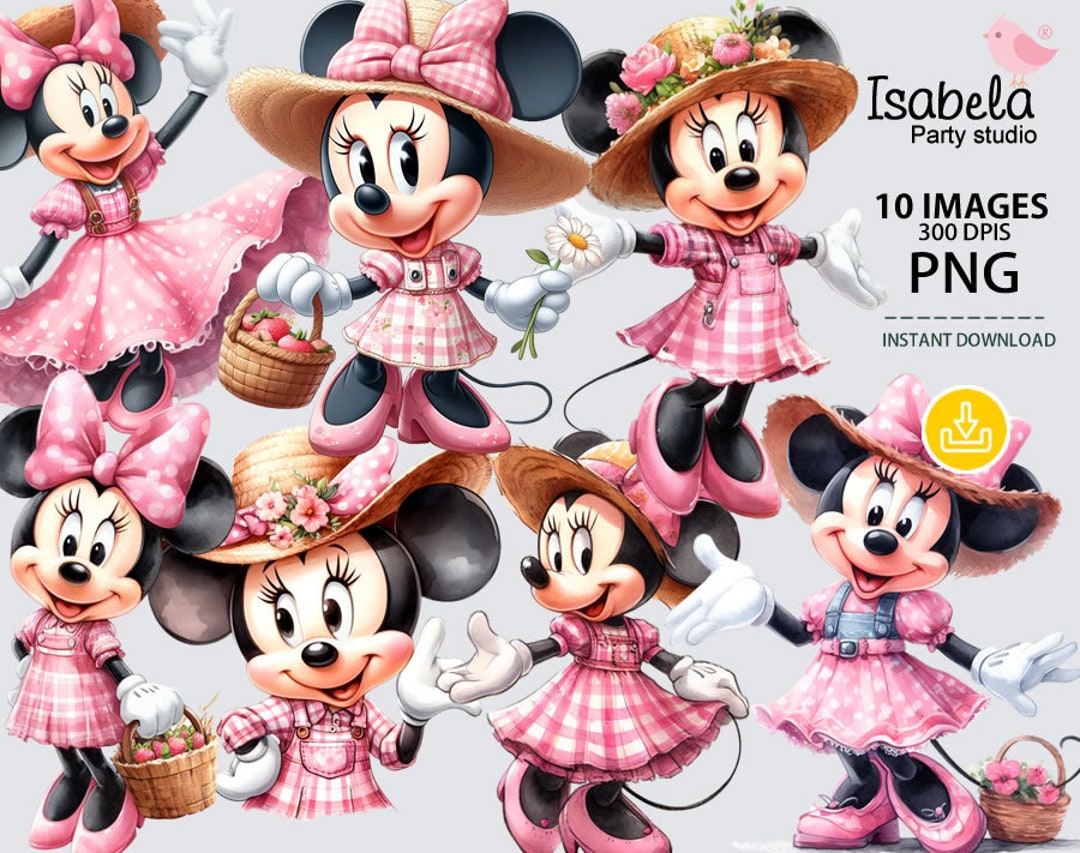 Minnie Mouse Clipart, Minnie Mouse Png, Minnie Mouse Png, Minnie Farm ...