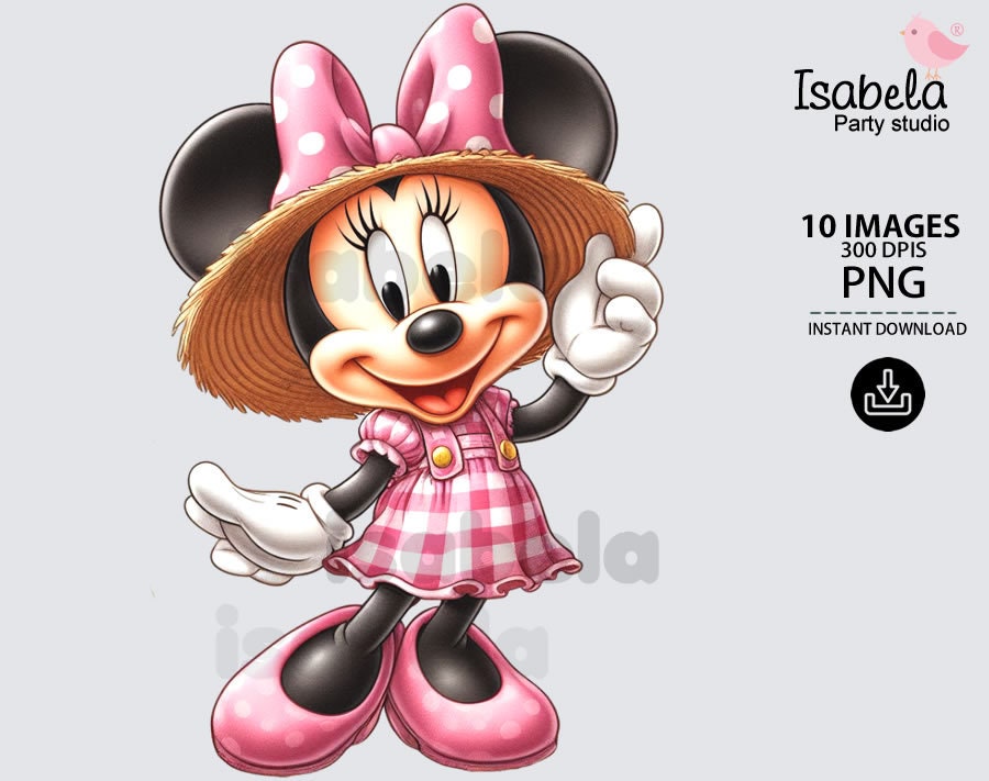 Minnie Mouse Clipart, Minnie Mouse Png, Minnie Mouse Png, Minnie Farm ...