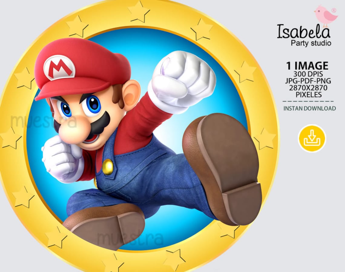 Mario Bros Png Mario Bros Clipart Mario Without Background - Etsy Australia