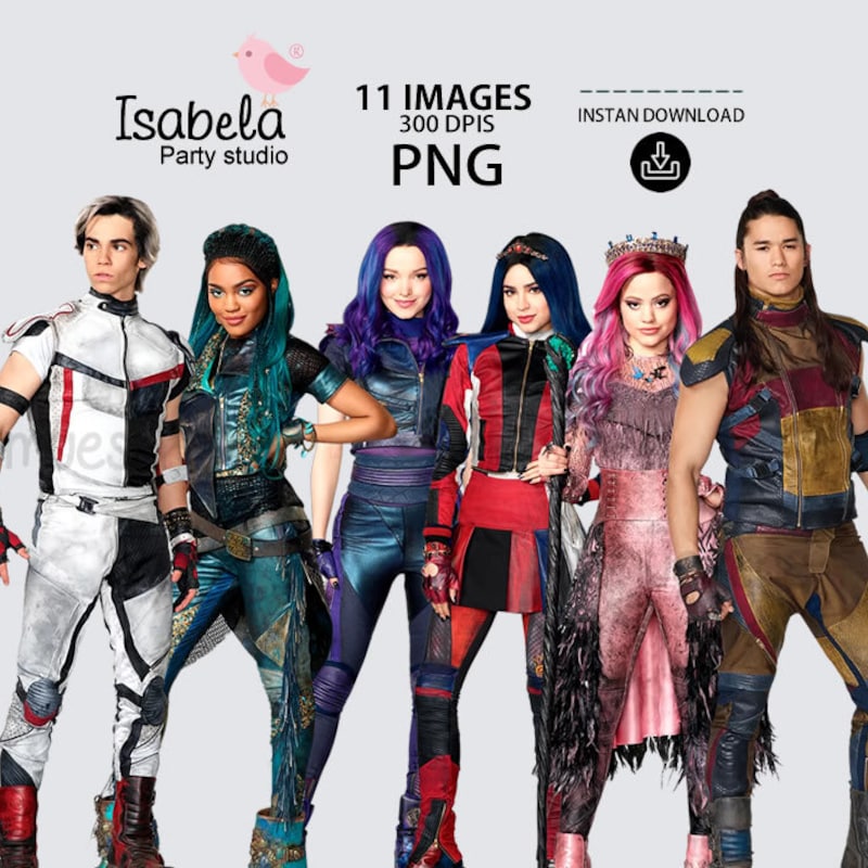 Descendants Clipart - Etsy