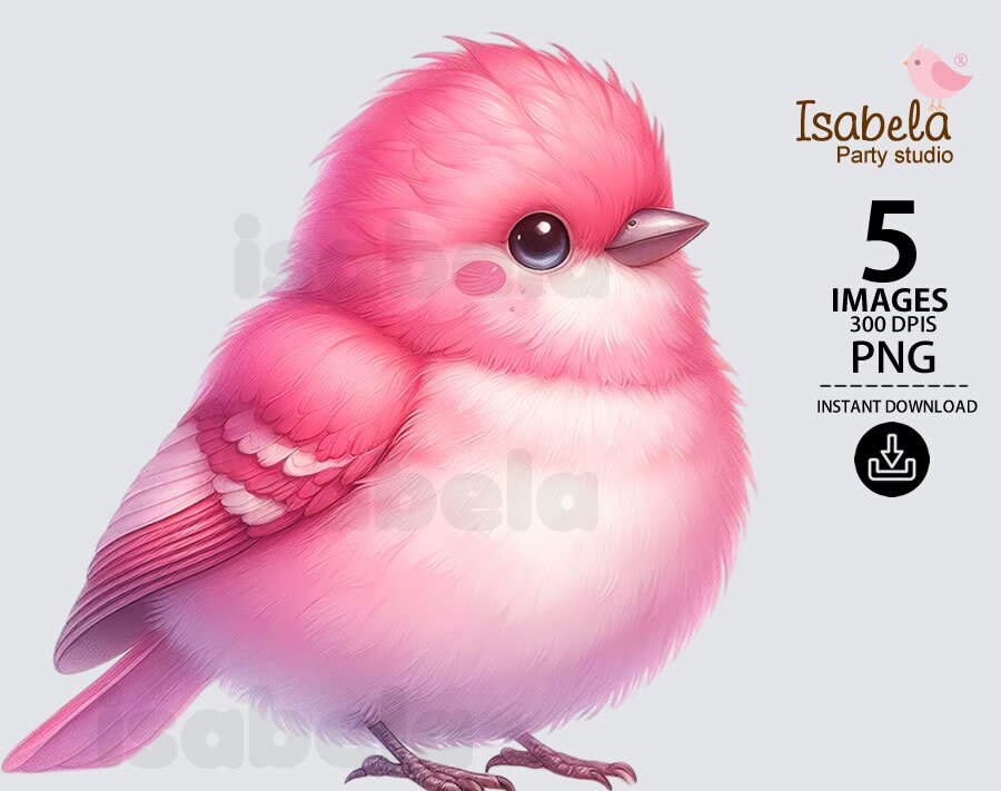 5 Birds Clipart, Birds Png, Birds Without Background, Little Birds Png ...