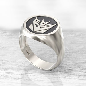 Transformers Ring - Optimus Prime, Decepticon, Megatron - Autobots 5 ...
