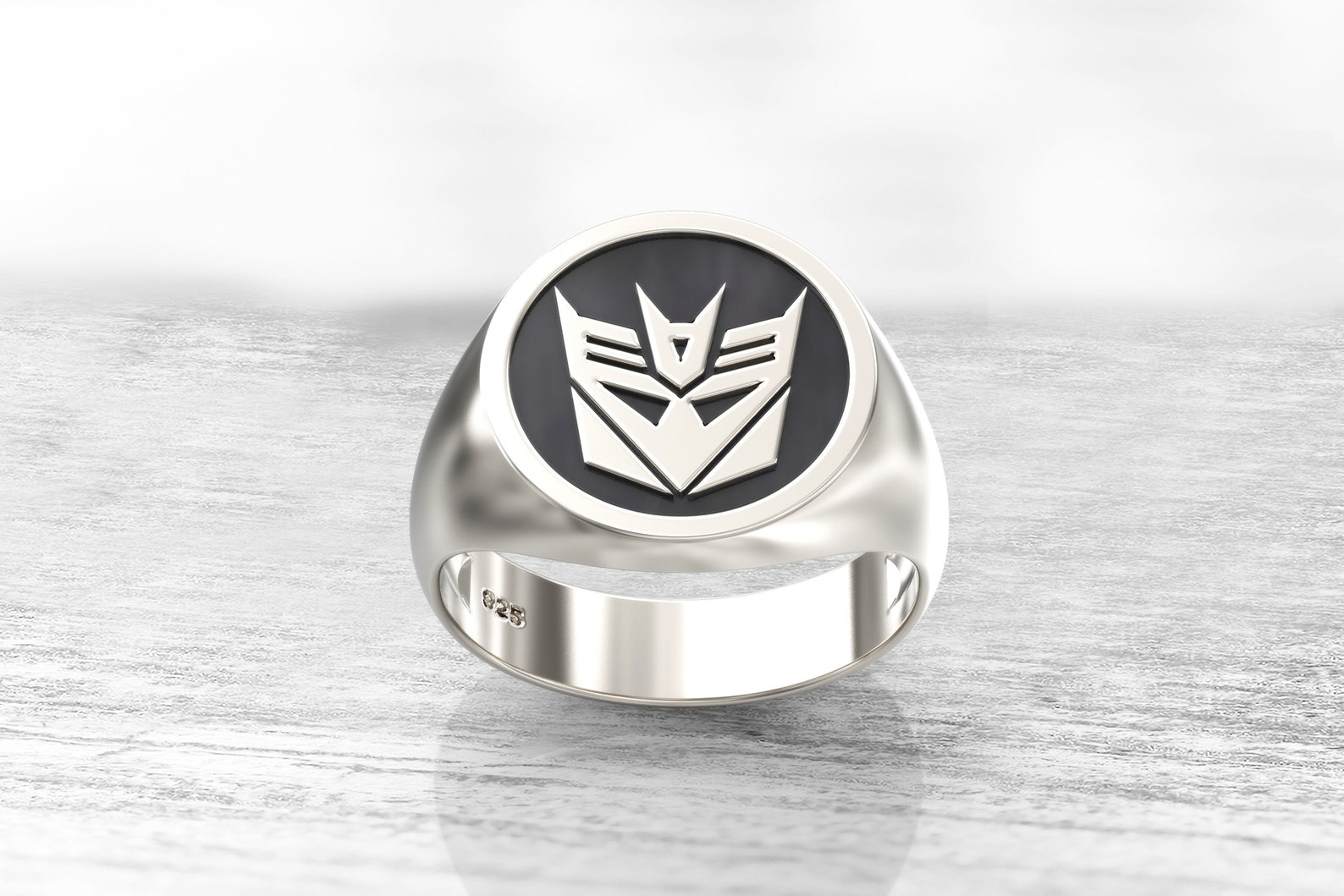 Sterling Silver Decepticon Ring, Transformers Autobot Jewelry - Etsy