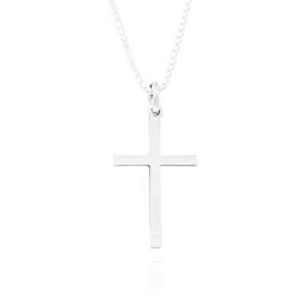 Long Skinny Cross Necklace - Etsy