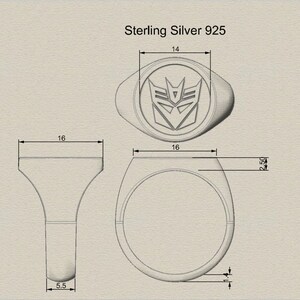 Transformers Ring - Optimus Prime, Decepticon, Megatron - Autobots 5 ...