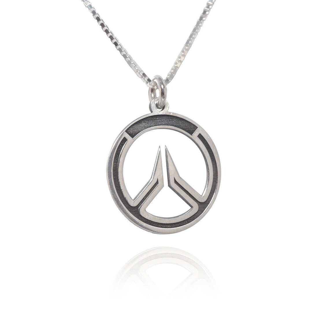 Sterling Silver Overwatch Logo Pendant Necklace, Gamer Gift - Etsy