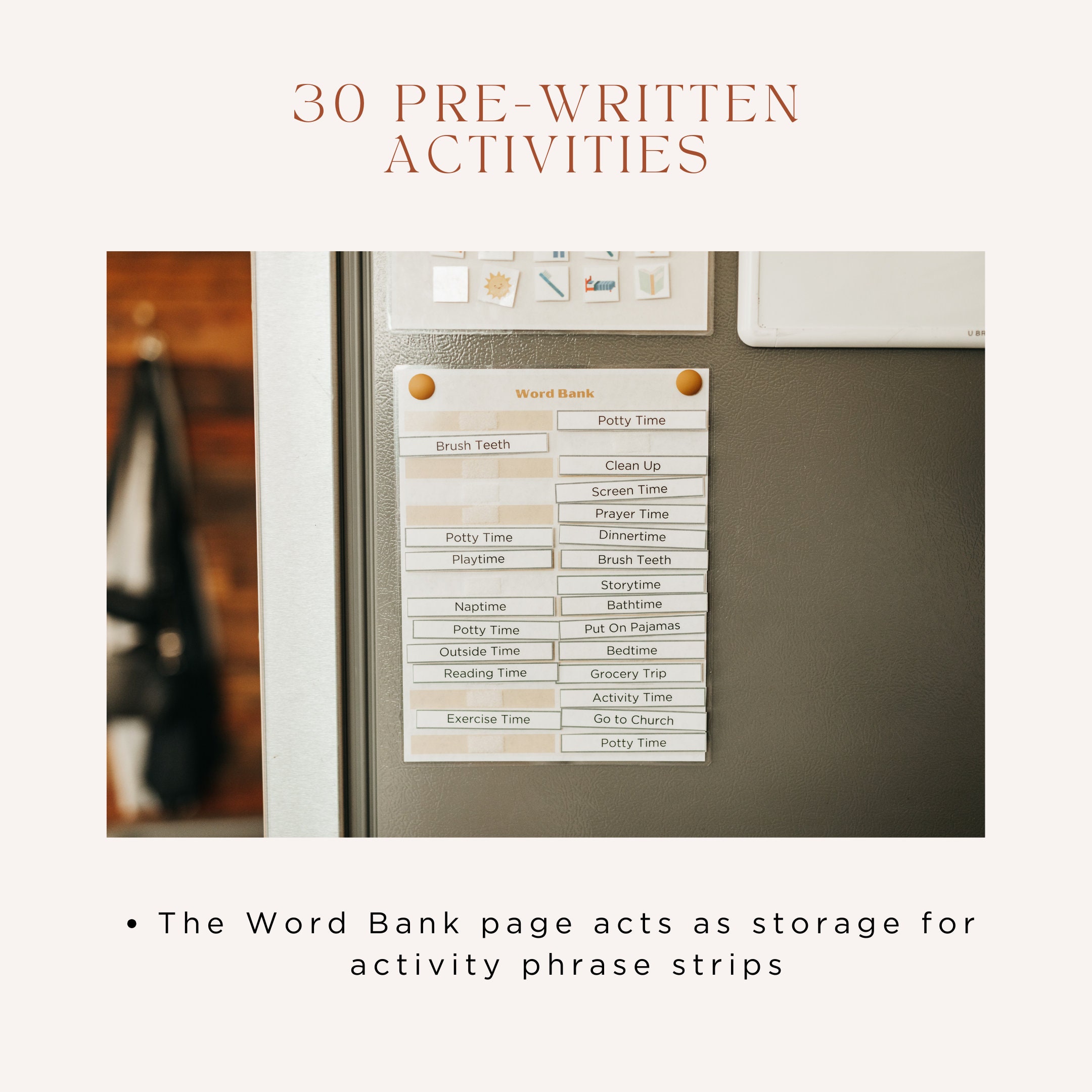 Editable Picto-schedule for Toddlers, Customizable Daily Routine Canva Template, Daily Schedule ...