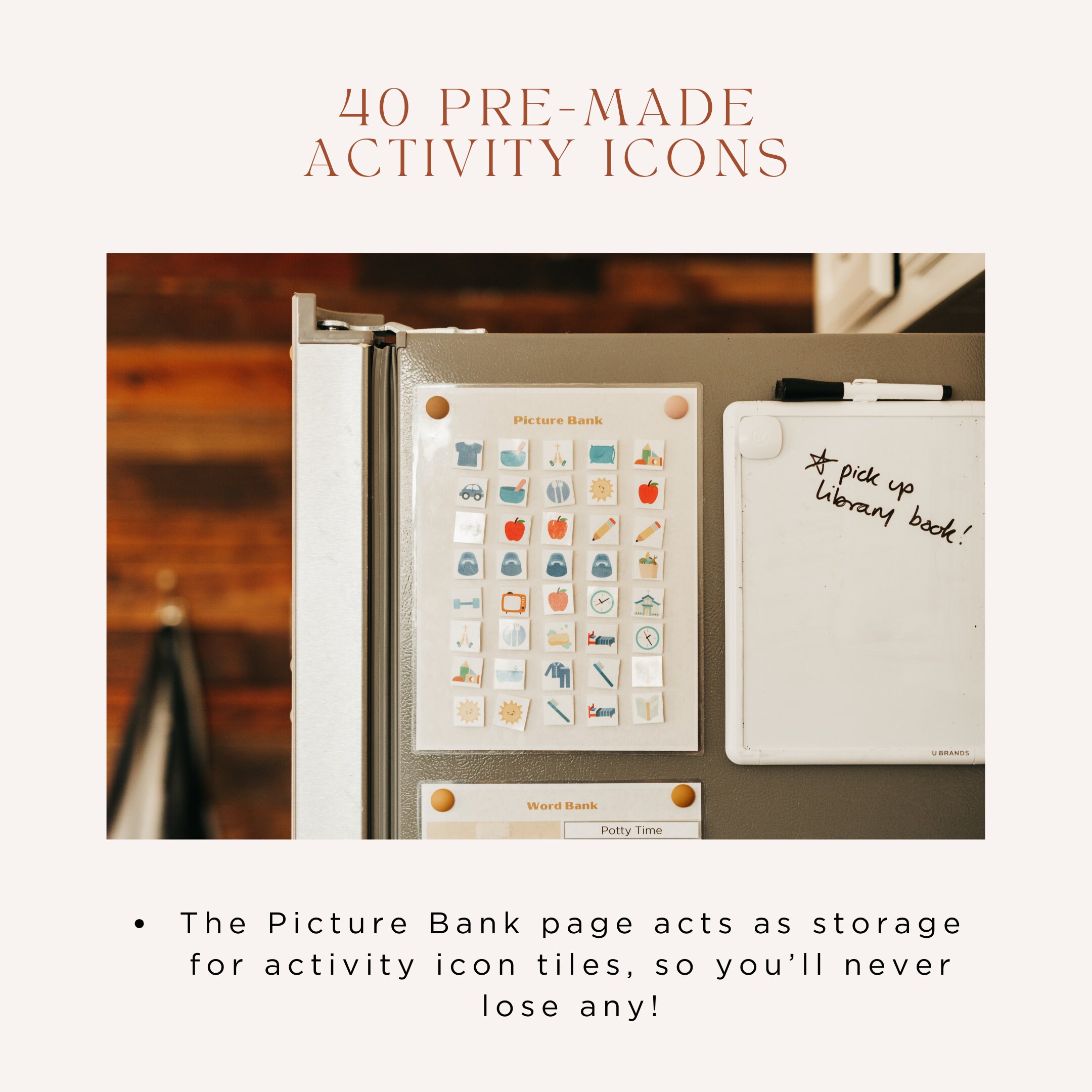 Editable Picto-schedule for Toddlers, Customizable Daily Routine Canva ...