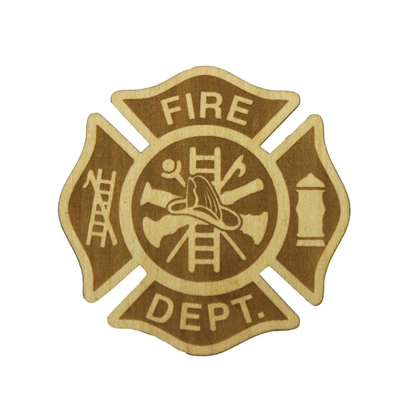 Real Wood Sticker Maltese Cross | Etsy