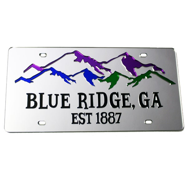 Blue Ridge Mountains License Plate - Etsy