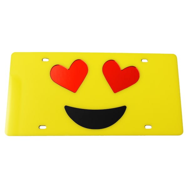 Emoji License Plate - Etsy
