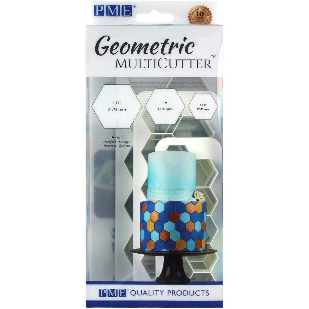 PME Hexagon Geometric Multi-cutter Set 3pcs - Etsy
