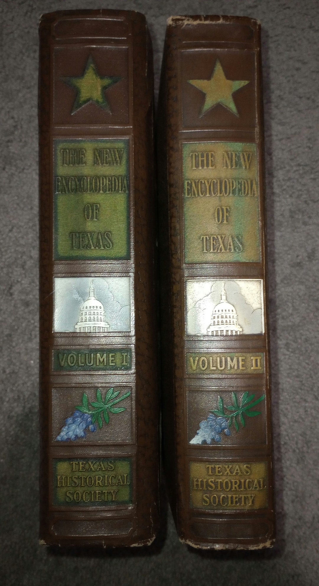 Vintage the Historical Encyclopedia of Texas Books Vol 1 & Vol 2 Set - Etsy