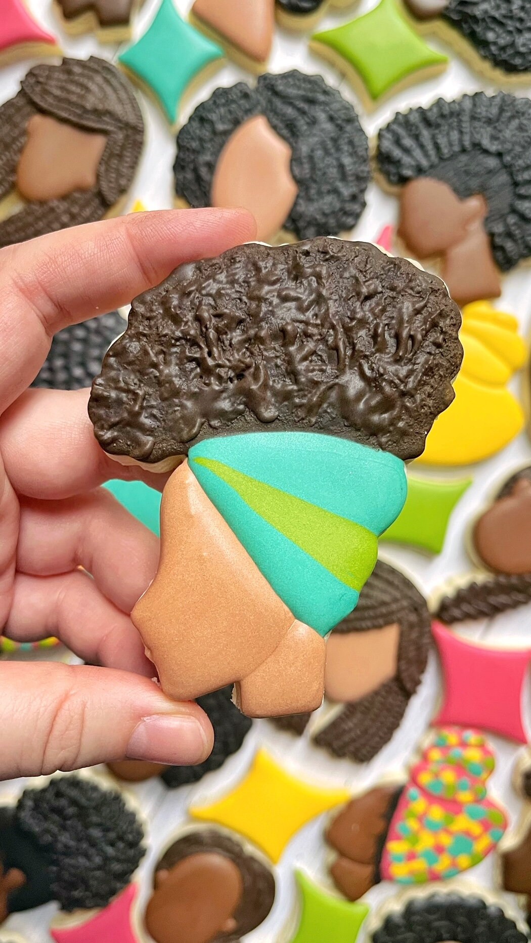 Fro Hawk Cookie Cutter |afro Hair| Curly Afro| Black Afro| Melanin ...