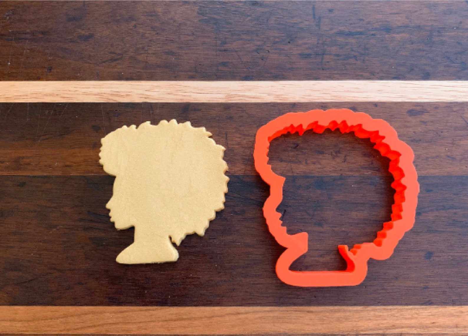 Natural Afro Hair Cookie Cutter Afro hairstyle Curly Afro | Etsy