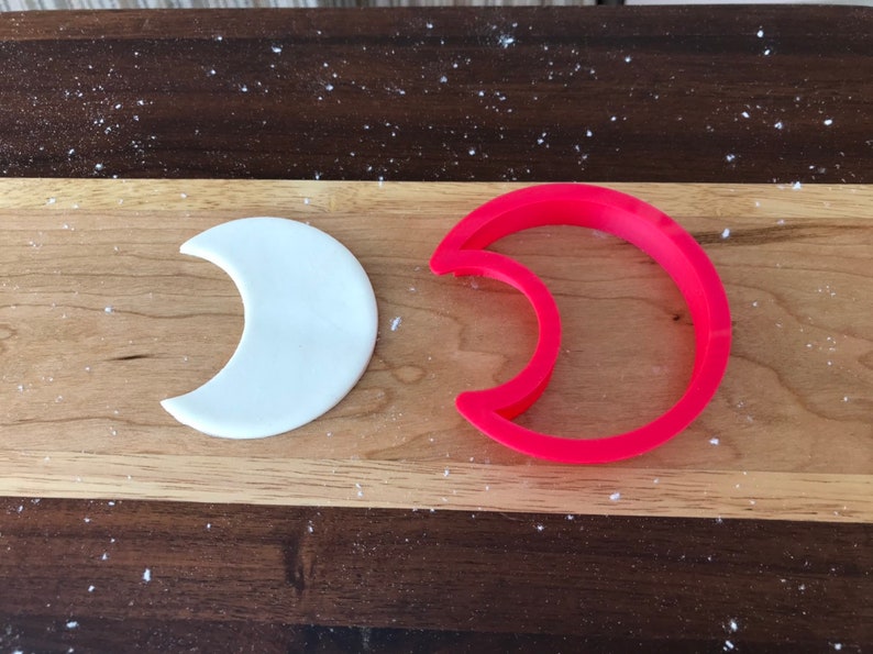 Crescent Moon Cookie Cutter |traditional Crescent Shape Earring Cookie ...