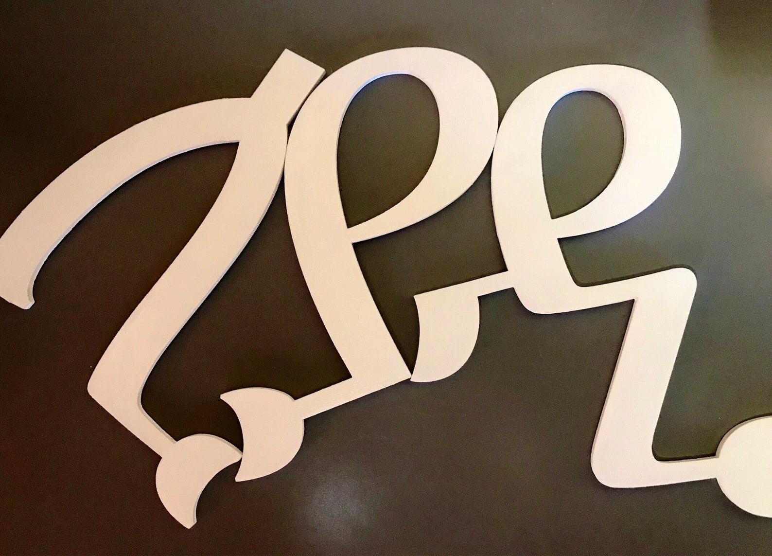 Personalized Wooden Fidel Script Name Plaque Letterfidel - Etsy