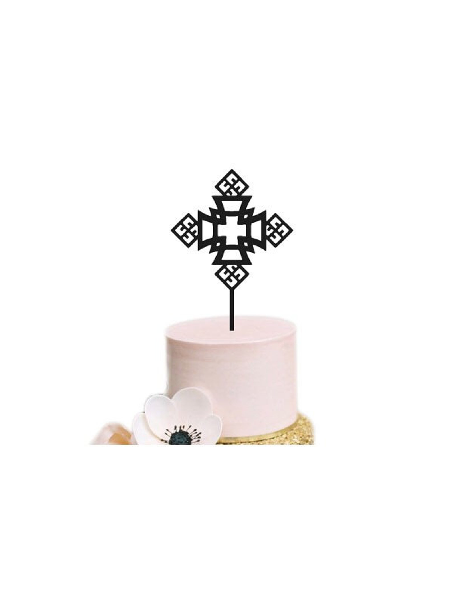 Cross Cake Topper Baptism Cake Topper Christening Cross - Etsy