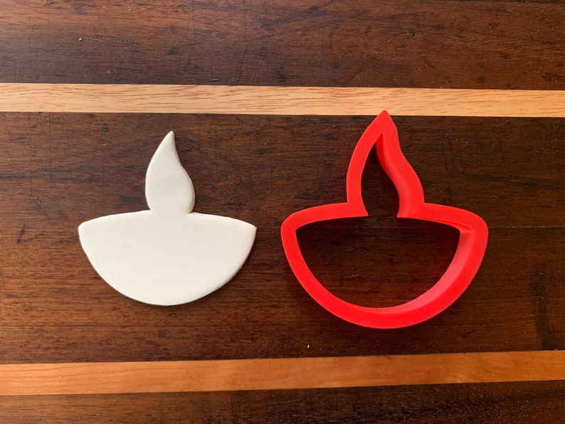Diwali Diya Flames Cookie Cutter - Etsy
