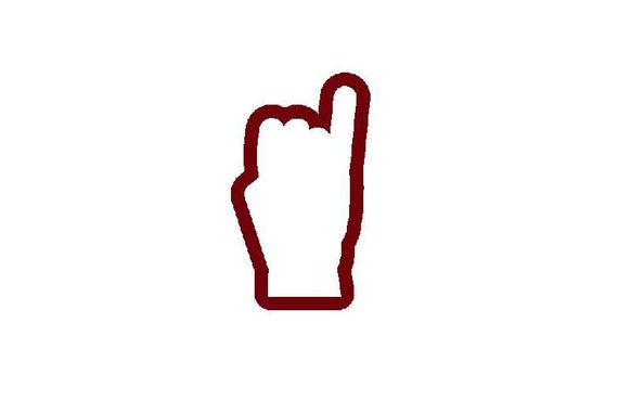 Pinky Raised Fist Cookie Cutter | Etsy