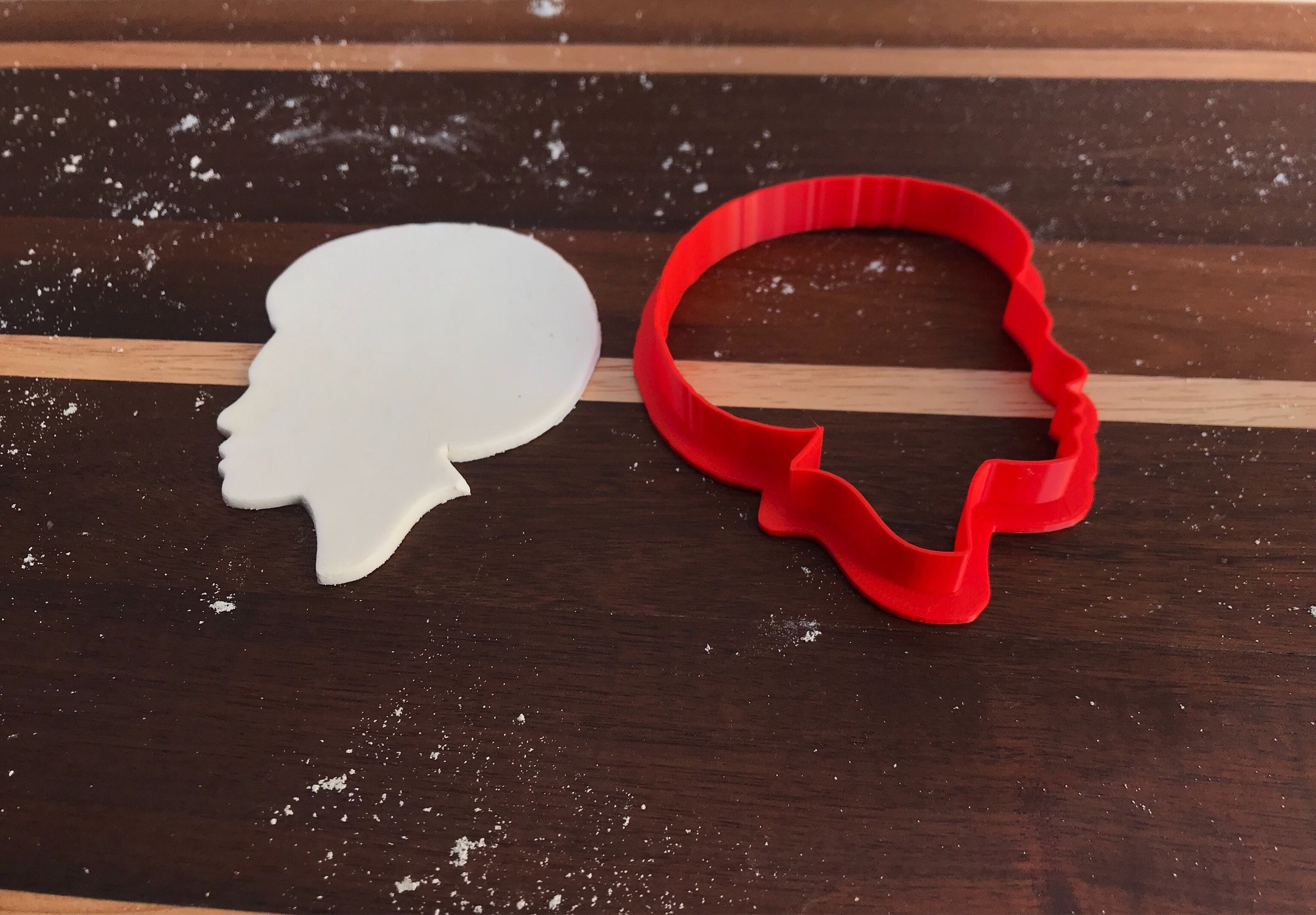 Afro Cookie Cutter | Afro Woman Cookie Cutter | Afro Man Cookie Cutter ...