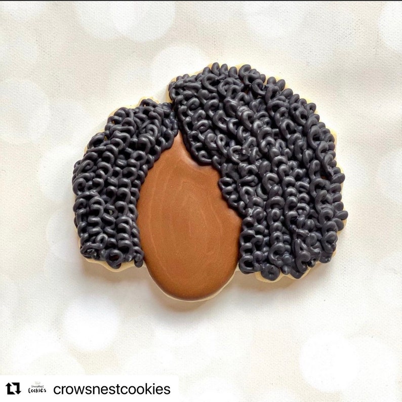 Fluffy Afro Cookie Cutter |afro Hair| Curly Afro| Black Afro| Melanin ...