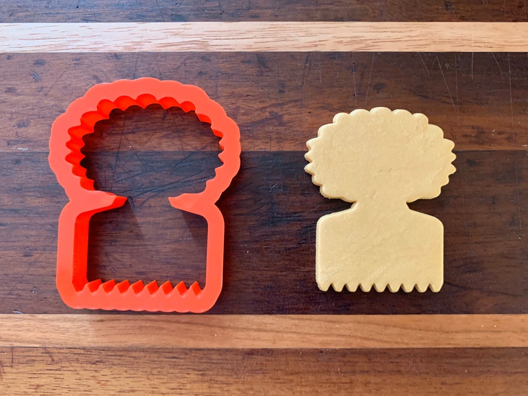 Afro Shaped Hair Comb Cookie Cutter|africa|african Art|african Culture ...