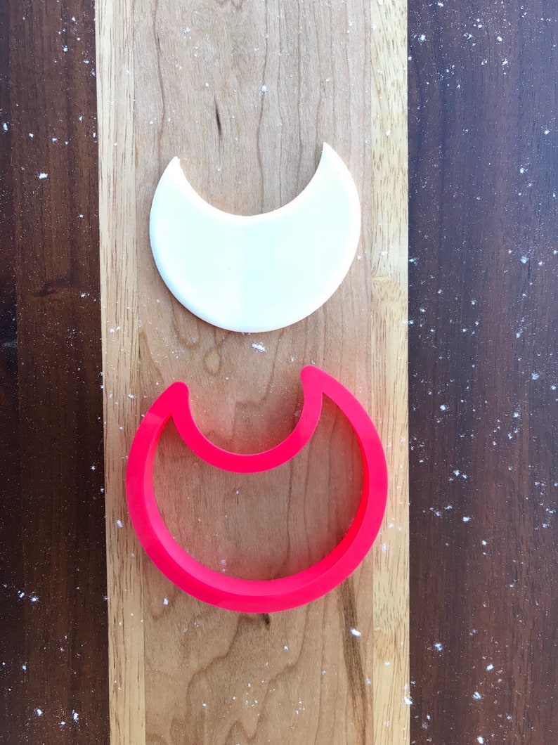 Crescent Moon Cookie Cutter |traditional Crescent Shape Earring Cookie ...