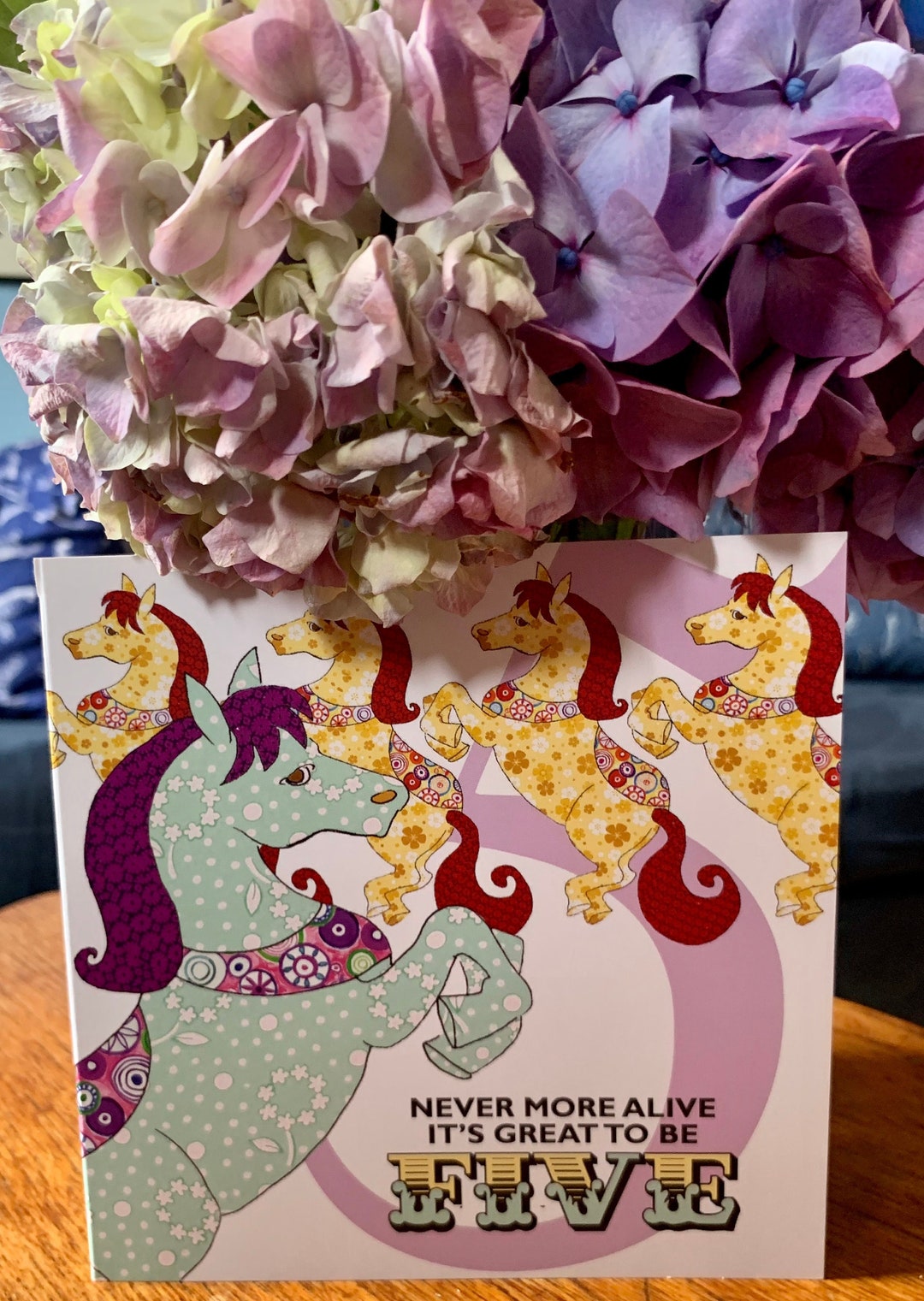 Fifth 5th Birthday Card - Blank Inside With Slogan - Etsy