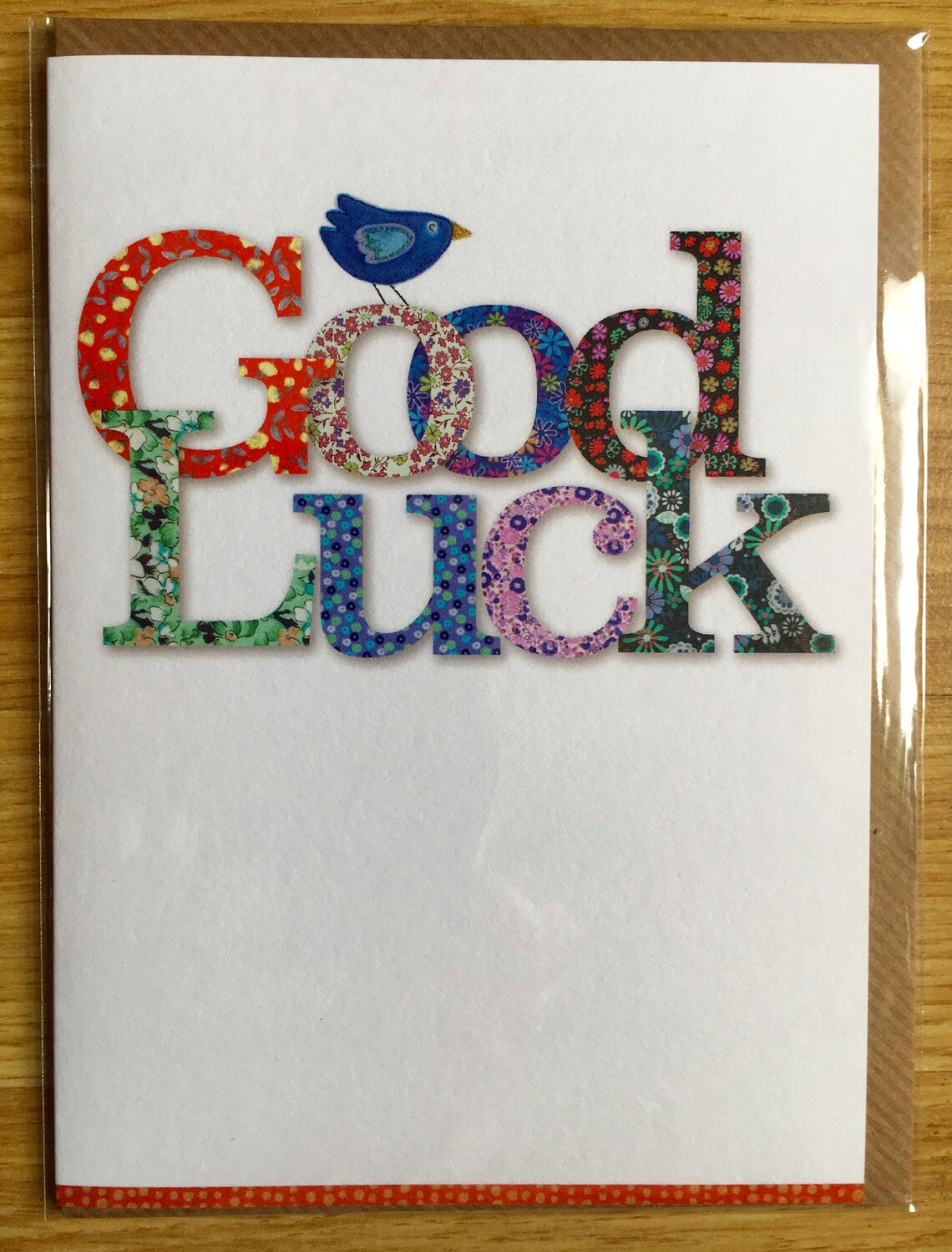 Good Luck Greeting Card Blank Inside - Etsy