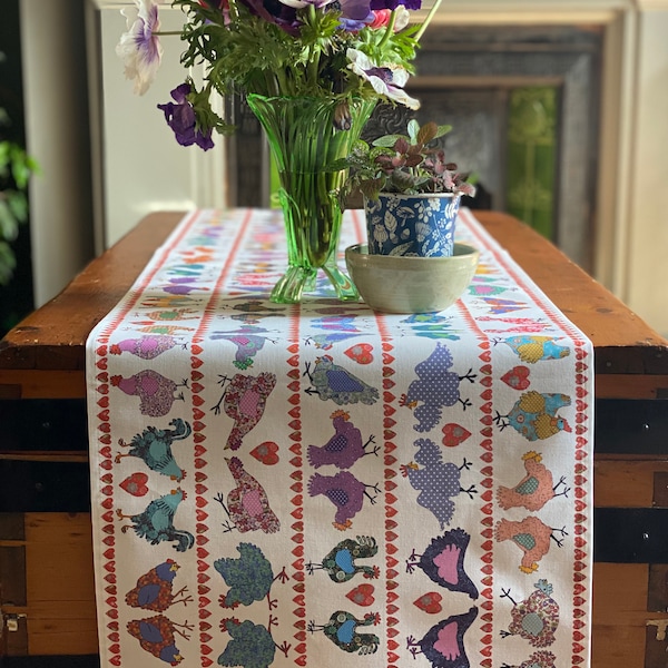 Chicken Table Runner Pattern - Etsy