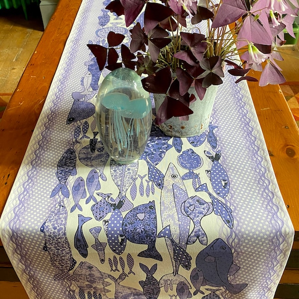 Fish Table Runner - Etsy