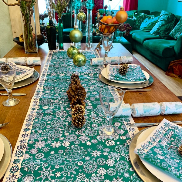 Winter Table Runner - Etsy