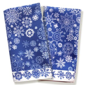 Snowflake Napkins for Your Festive Table, They Are Pretty Cotton ...